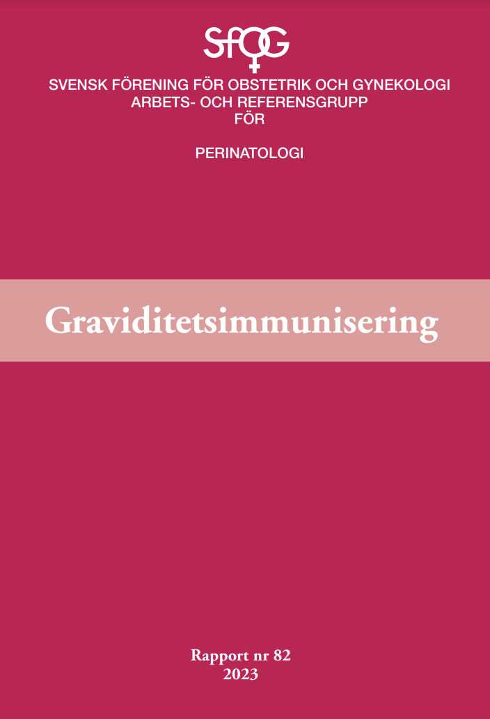 82. Graviditetsimmunisering (2023) - SFOG